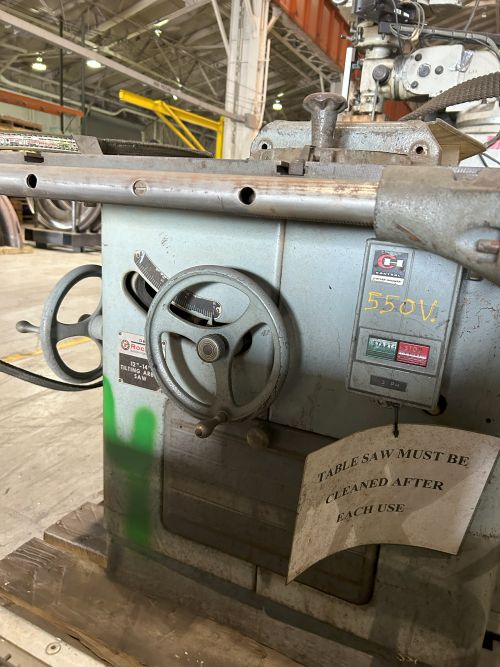 Tilting Arbor Saw