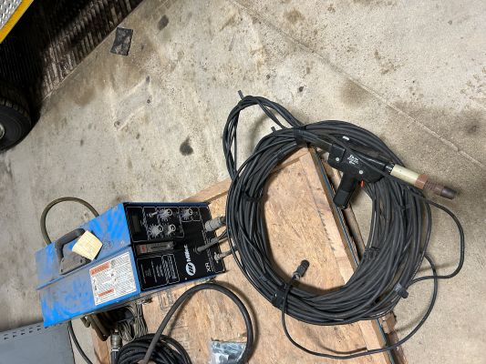 Miller Shopmaster 300 Welder with Miller XR Extended Reach Wire Feeder