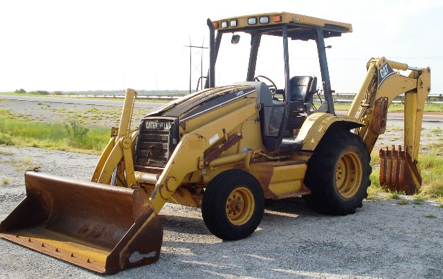 CAT 416C Turbo Rubber Tire Backhoe / Loader