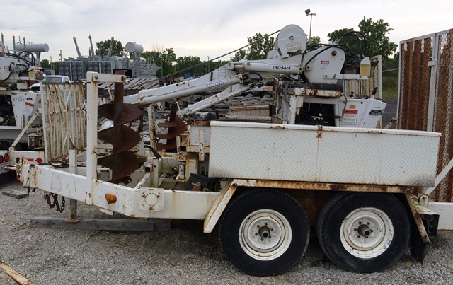2003 Pitman Panther HDATJ Mini Digger Derrick w/ Trailer (910632 ...
