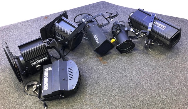 Studio Lights (Sundancer, Fresnelite, Leviton, Lekolite)