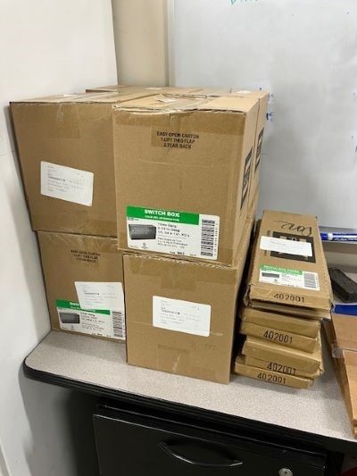 Lot of RACO 3-Gang Boxes and Covers