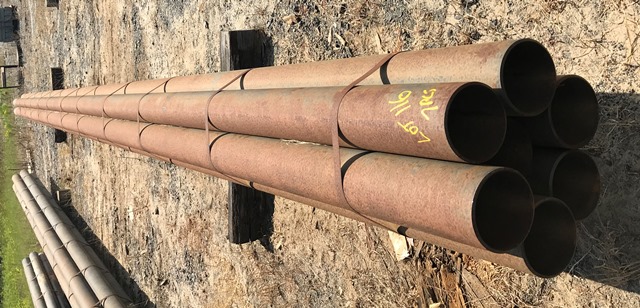 6 Inch Sch 40 Steel Pipe - Lot 116